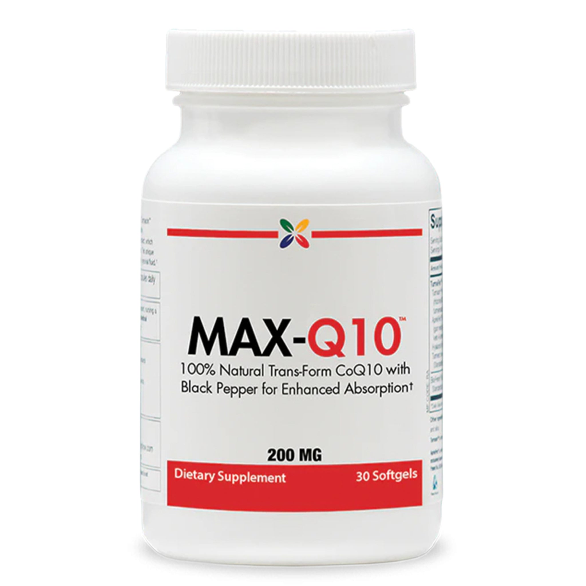Fórmula MAX-Q10™ | Coenzima Q10 200 MG | Suplemento Kaneka CoQ10
